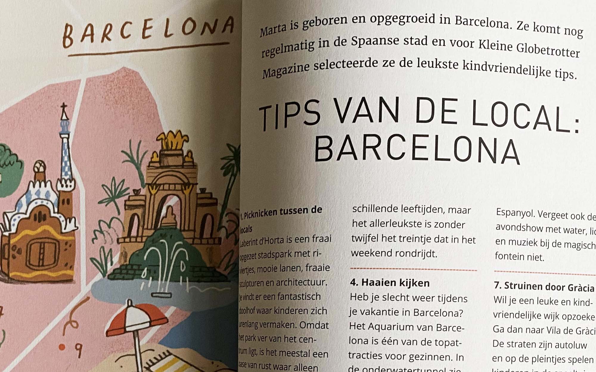 In de Kleine Globetrotter Magazine | Barcelona met Marta